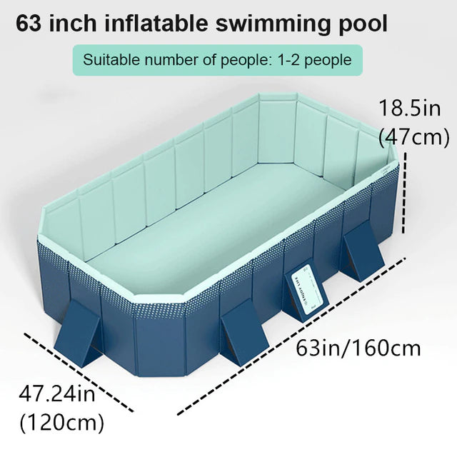 Non-inflatable Collapsible Pool – Aquablue Fun